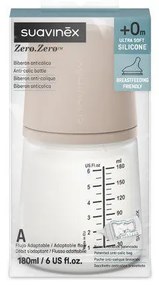 Suavinex Zero Zero medium anti-koliková láhev 180 ml A
