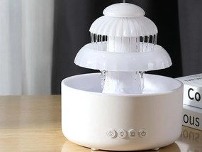 Verk Group Zvlhčovač vzduchu difuzér led lampa aromaterapie fontána bezdrátové
