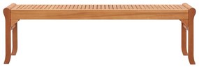 3místná zahradní lavice 150 cm masivní eukalyptové dřevo - Default Title