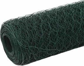Pletivo ke kurníku ocel PVC vrstva 25 x 1,5 m zelené 143264