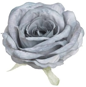 růže velká - hlavičky (6 ks) - modrá
