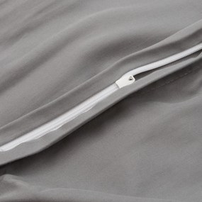 SATÉNOVÉ POVLEČENÍ VALINOR 160X200 CM, 2 KS 70X80 CM ŠEDÉ