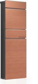 Poštovní schránka Wiltec – 395 × 142 × 1150 mm (65097)