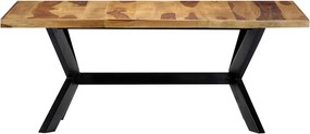 Jídelní stůl 180 x 90 x 75 cm masivní akáciové dřevo 247432