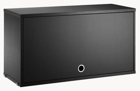 Skříňka pro modulární regálový systém's výklopnými dveřmi String System