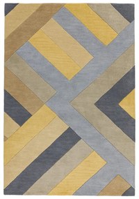 Šedo-žlutý koberec Asiatic Carpets Reef Big Zig, 200 x 290 cm