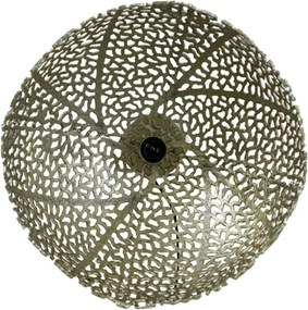 Zlatá děrovaná kovová nástěnná lampa Sinula - Ø 45*22cm / E27