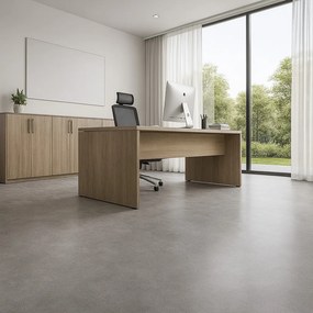 IVC Commercial, PVC podlaha - lino Logitex Ultimate 55 Sting T95, na míru, šíře 2m,4m, šedá, filc, chodba / předsíň
