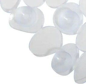 MSV GALETS protiskluzová podložka do vany průhledná / PVC / 35 x 68 cm