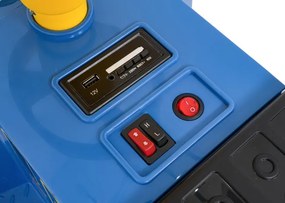 Elektrické autíčko lokomotiva modré