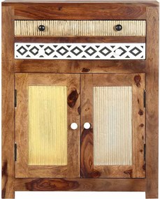 Odkládací skříňka 60 x 30 x 75 cm masivní akáciové dřevo 247730