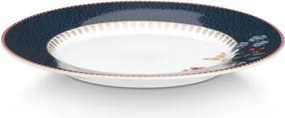 Pip Studio Berry Blues talíř ∅17cm, modrý (Porcelánový talíř Ø 17cm)