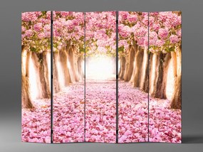 Liox PARAVÁN ROMANTICKÉ KVĚTY STROMŮ Rozměr: 225 x 180 cm