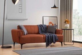 Hanah Home Dvoumístná pohovka HAMLET červenooranžová 180 cm