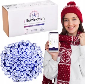 Venkovní LED světélka SMART 200 LED studená bílá
