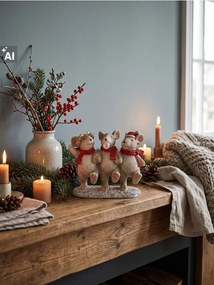 Sinsay - Vánoční dekorace ve tvaru myšek - vícebarevná