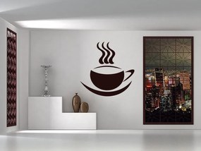 Samolepka na zeď Hrnek kávy 0045