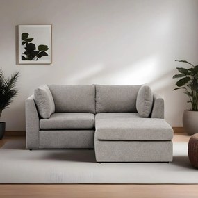 Hanah Home Rohová pohovka MOTTONA MINI světle šedá