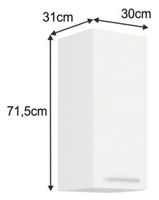Horní skříňka SPLIT 30 G-72 1F Tempo Kondela