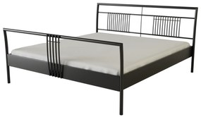 Nábytek ATIKA s.r.o. Kovová postel TEK 1 Povrchová úprava: základní (bílá, černá, stříbrná 9006), Rozměr: 90 x 200 cm