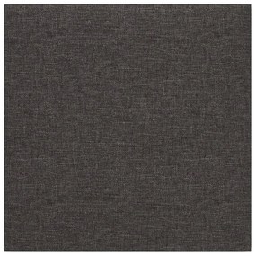 Nástěnné panely 12 ks tmavě šedé 30 x 30 cm textil 1,08 m² - Default Title