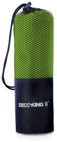 DecoKing - Rychleschnoucí ručník z mikrovlákna - EKEA - Světle zelený