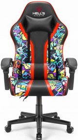 Herní židle HC-1005 Graffiti tmavá barva
