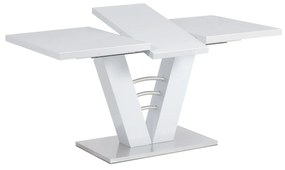 Jídelní stůl rozkládací 120+40x80 cm AUTRONIC HT-510 WT bílá