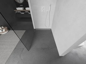 Mexen Kioto sprchová stěna Walk-in 145 x 200 cm, transparentní 8 mm, bílá - 800-145-101-20-00