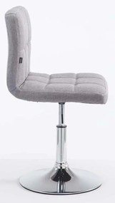 Bhm germany Barové židle Palma (SET 2 ks), textil, šedá