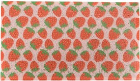 Rohožka z PVC 40x70 cm Pink Strawberry – Artsy Doormats