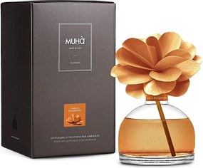 Muhà Flower difuzér s dřevěnou květinou Cedro e Bergamotto Objem: 200 ml