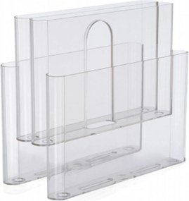 Výprodej Kartell stojany na noviny Magazine Rack - čirá