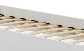 Dvojitá postel s bariérkou a matracemi CASIMO II CAT 160x80