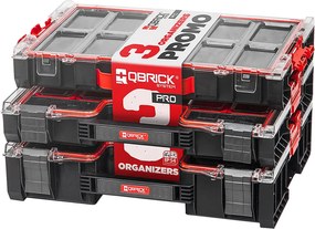 Sada boxů na drobné díly: Qbrick System PRO Organizer 300 + 200 + 100 MFI