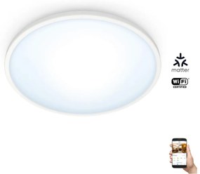 WiZ | WiZ - LED Stmívatelné stropní svítidlo SUPERSLIM LED/14W/230V 2700-6500K Wi-Fi | WI0040