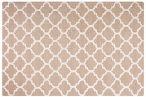 Béžový vlněný koberec 160x230 cm ERBAA Beliani