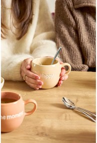 Béžový kameninový hrnek 420 ml Muggies – Salt&amp;Pepper
