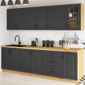 STILO gr | horní regál 30 G-90 OTW s policemi | 30 cm | VYSOKÝ | artisan