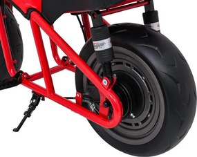 Elektrická motorka SUPERMOTO červená