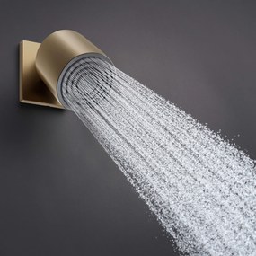 Hansgrohe Pulsify, nástěnné připojení pro hlavovou sprchu 105, kartáčovaný bronz, HAN-24139140