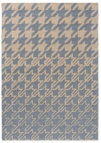 Outdoorový koberec Ted Baker Houndstooth washed blue 455708 Brink & Campman 160 x 230