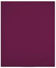Jersey prostěradlo bordó 100x200 cm bavlna 136252