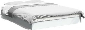 vidaXL Rám postele 140 x 200 cm kompozitní dřevo [842022] Barva: Bílá