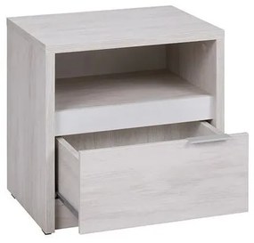 Noční stolek DOON - dub bílý