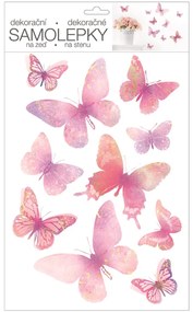 , E-shop24, 24 x 42 cm, Samolepící dekorace Motýlci