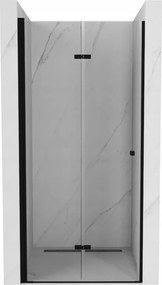 Mexen Lima skládací sprchové dveře 110 cm, průhledné, černé - 856-110-000-70-00