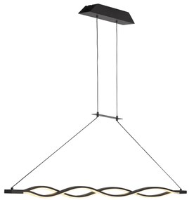 Mantra 5400 Sáhara Forja, závěsné LED svítidlo, 36W 2800K, hnědá, šířka 114cm