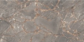 Mexen Rubble Šedý glazovaný rektifikovaný gres G1, dlaždice 120 x 60 cm, carving - TL401-120-060-02