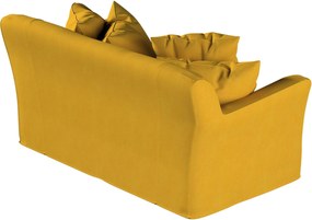 Potah na pohovku IKEA  Tomelilla 2-místná nerozkládací barva žlutá látka pletený vzor